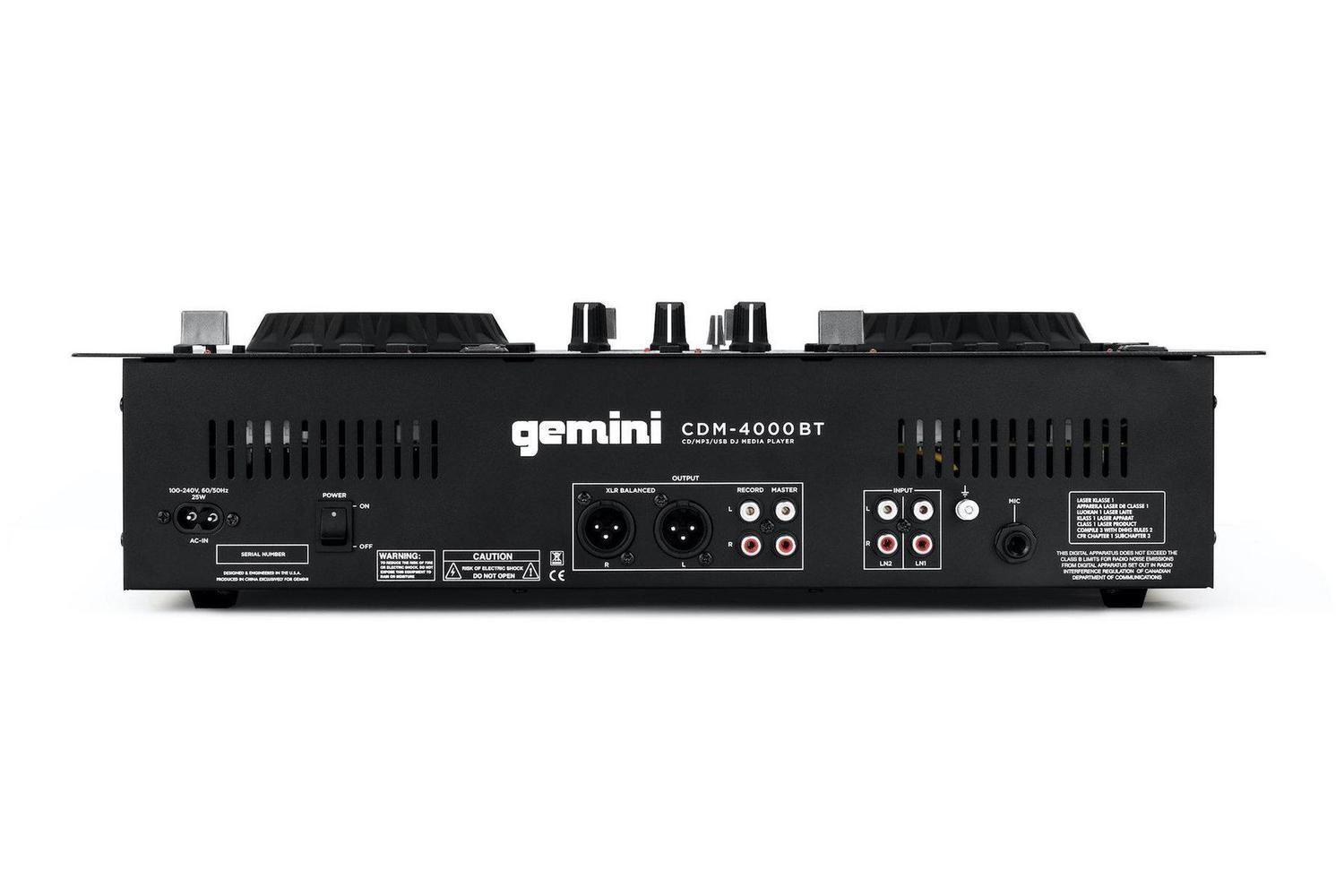 Gemini CDM 4000 BT. Music Life - Dj Point & Service